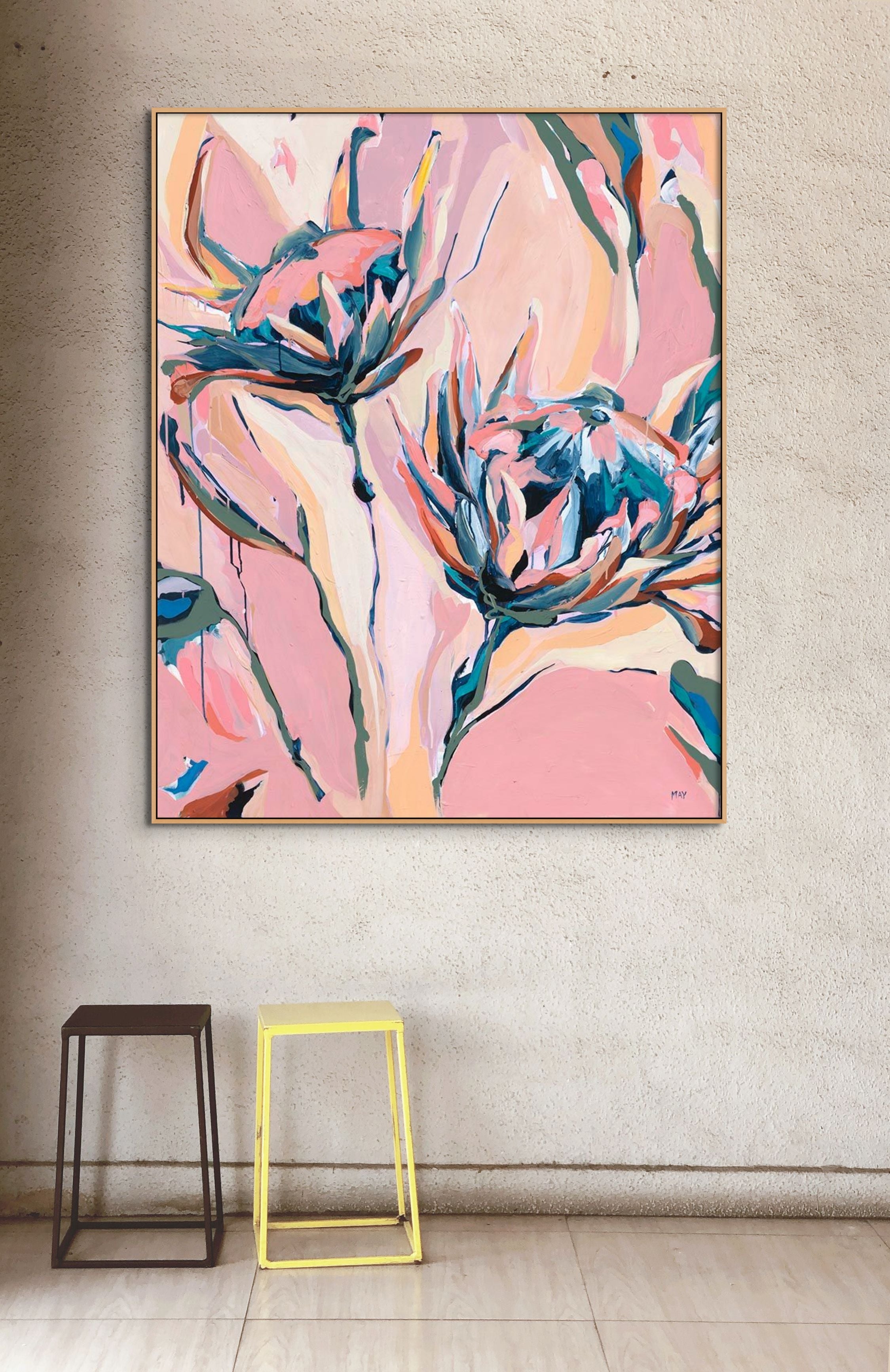 Dreamscape | Original Australian Floral Art Painting – Helen May Artist